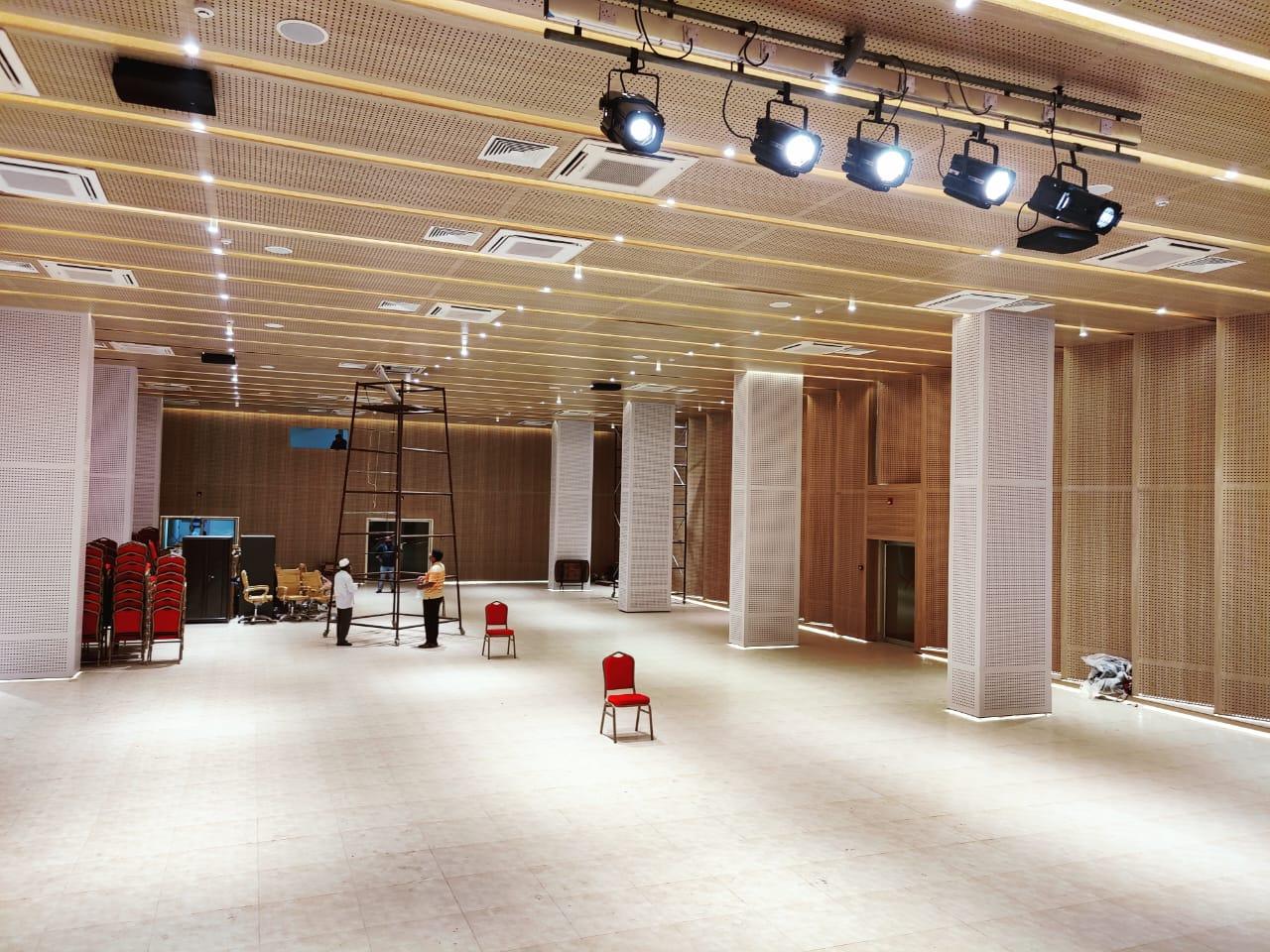 Multipurpose Auditorium Interior Design • Speed Interior Solution